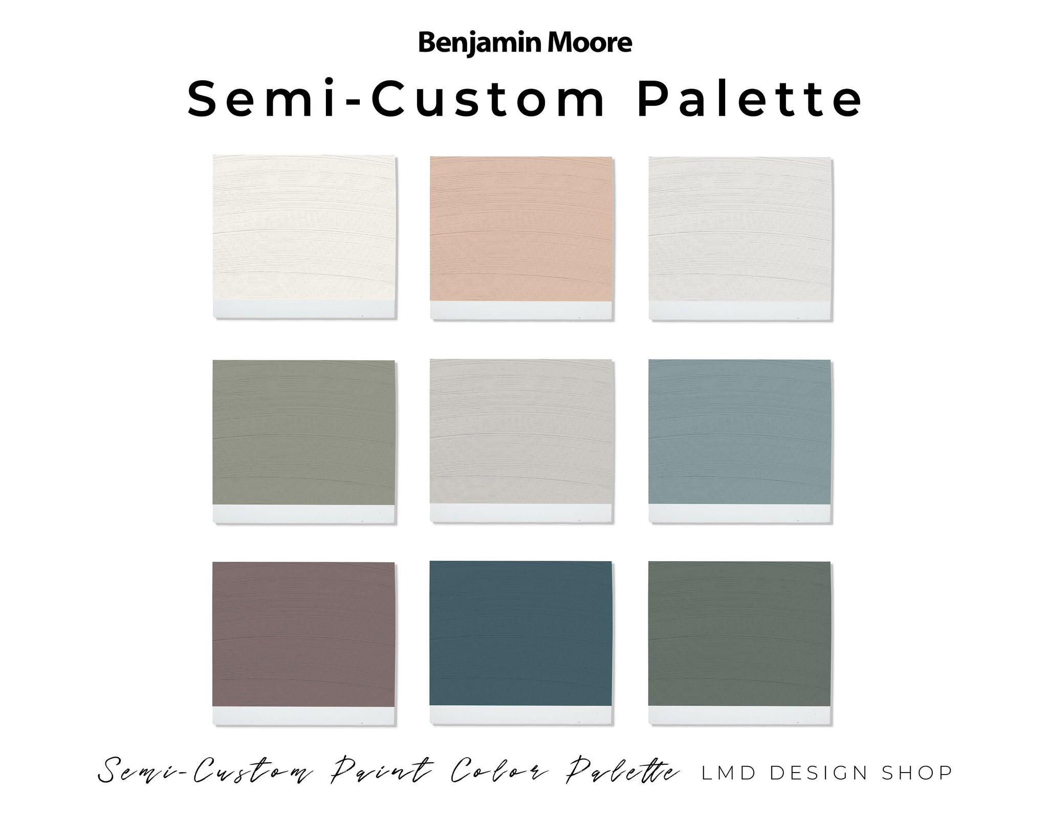 Custom Paint Color Palette | Interior Design Paint Color Selection ...