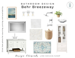 Behr Breezeway Paint Color Palette | Whole House Paint Palette ...